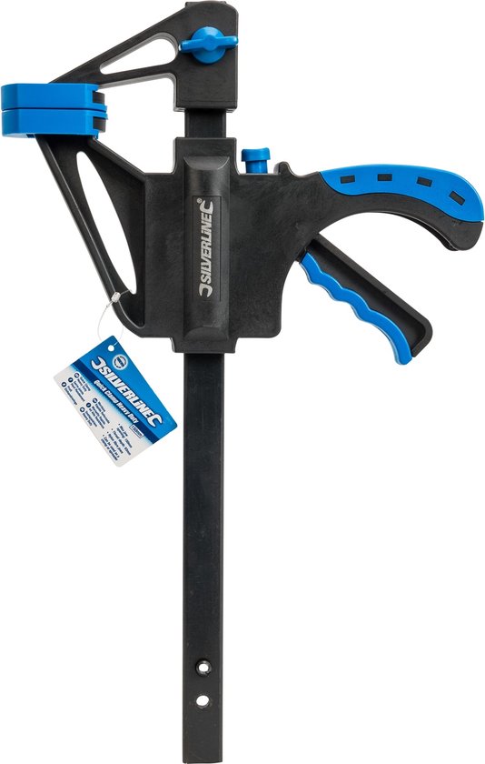 Silverline Heavy Duty snelspanklem - 150 mm - lichtgewicht nylon kaken ...