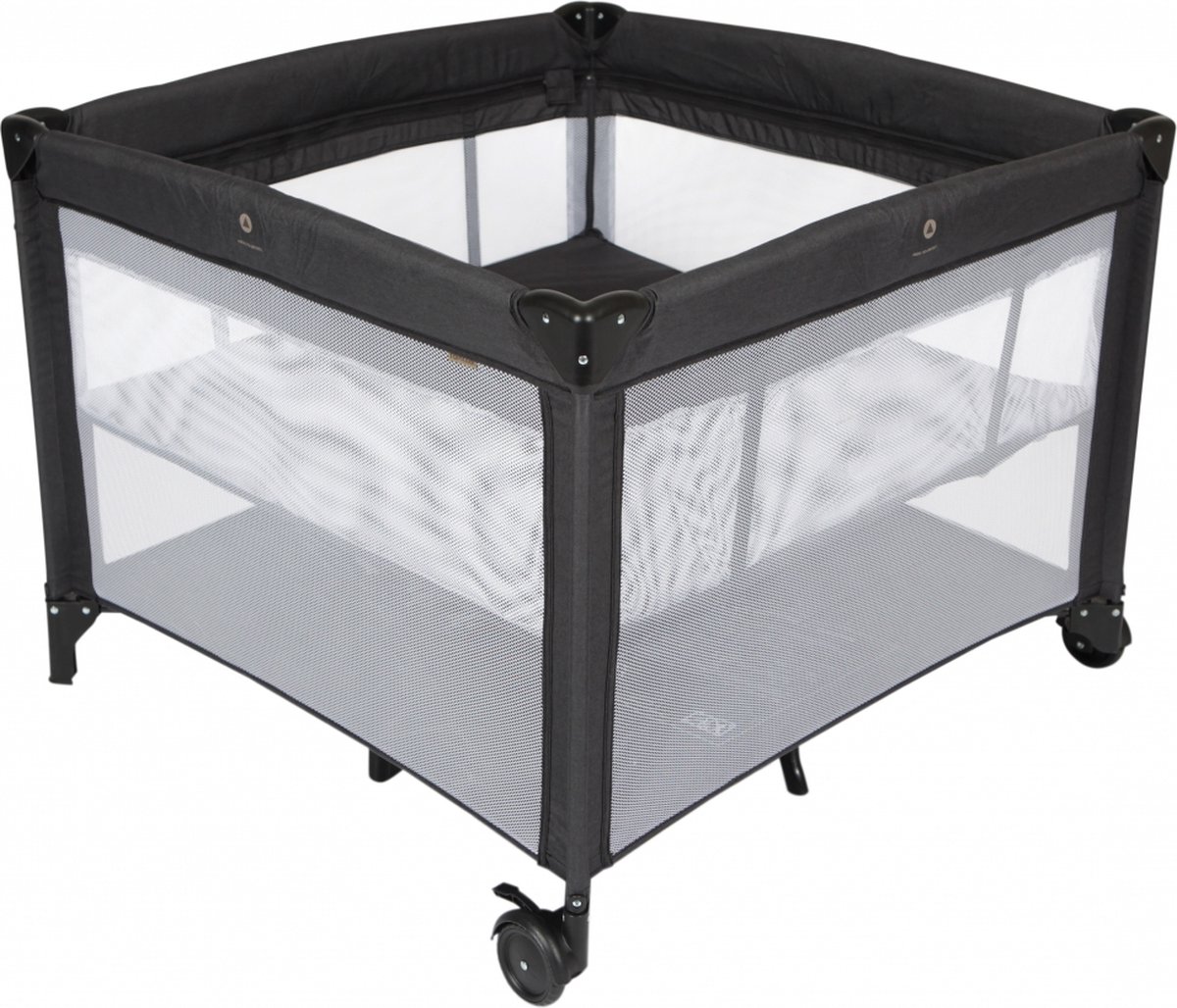 Topmark Reisbed/Box Parker - 100x100 cm. - Black | bol.com