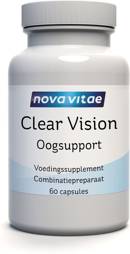 Nova Vitae - Clear Vision - Oogformule - 60 capsules | bol
