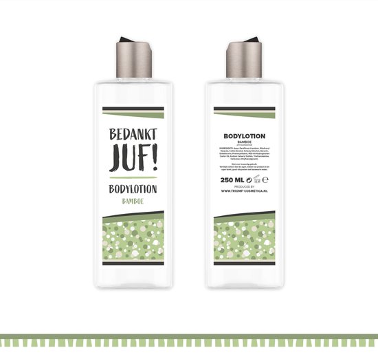 Geschenkset "Bedankt juf" - 4 producten - 555 gram | Giftset voor haar ...