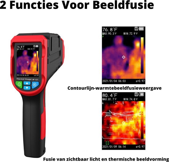 Meridianus Warmtebeeldcamera - Warmtemeter - Infrarood Camera | bol