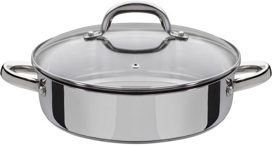 Michelino Ilias - Hapjespan - RVS Pan - Geschikt voor alle ...