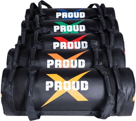 Powerbag Set 5-25 kg - Sandbags - PROUD - 5 Powerbags - Totaal 75 kg ...
