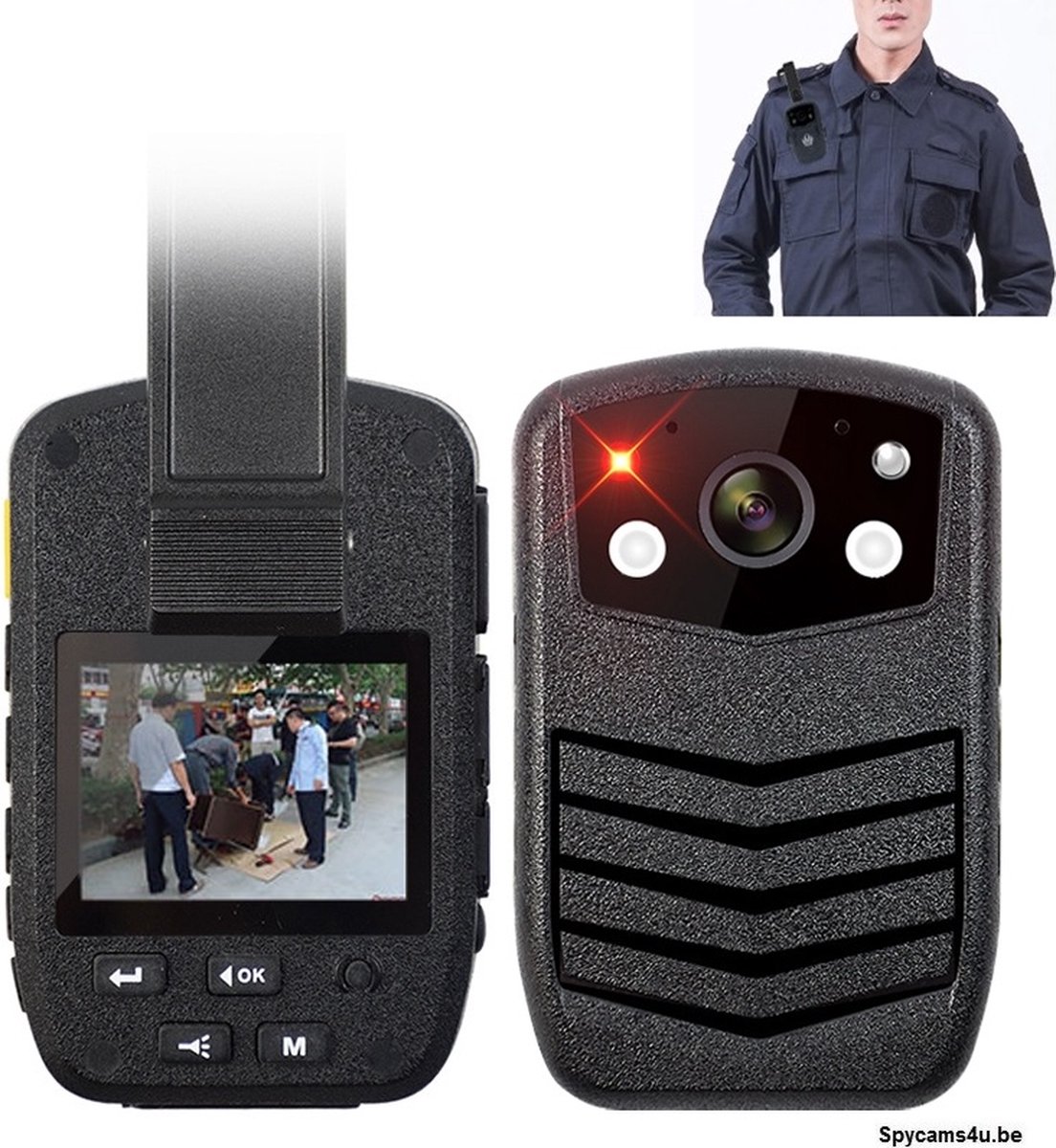 Full HD Bodycam - Body cam - Bodycamera - Full HD Body camera - spy camera - verborgen... | bol.com