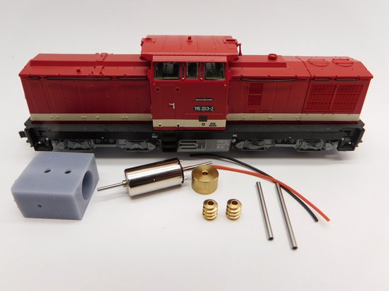 micromotor TRC005C motor ombouwset voor Roco DR BR 110, BR 111, BR 112 ...