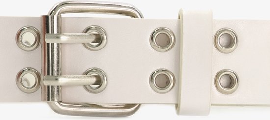 Dames riem met studs wit - Maat 85 | bol.com