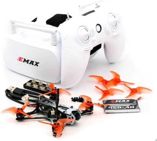 EMAX Tinyhawk 2 Freestyle 2,5 inch racedrone FPV set - nu met 5 extra ...