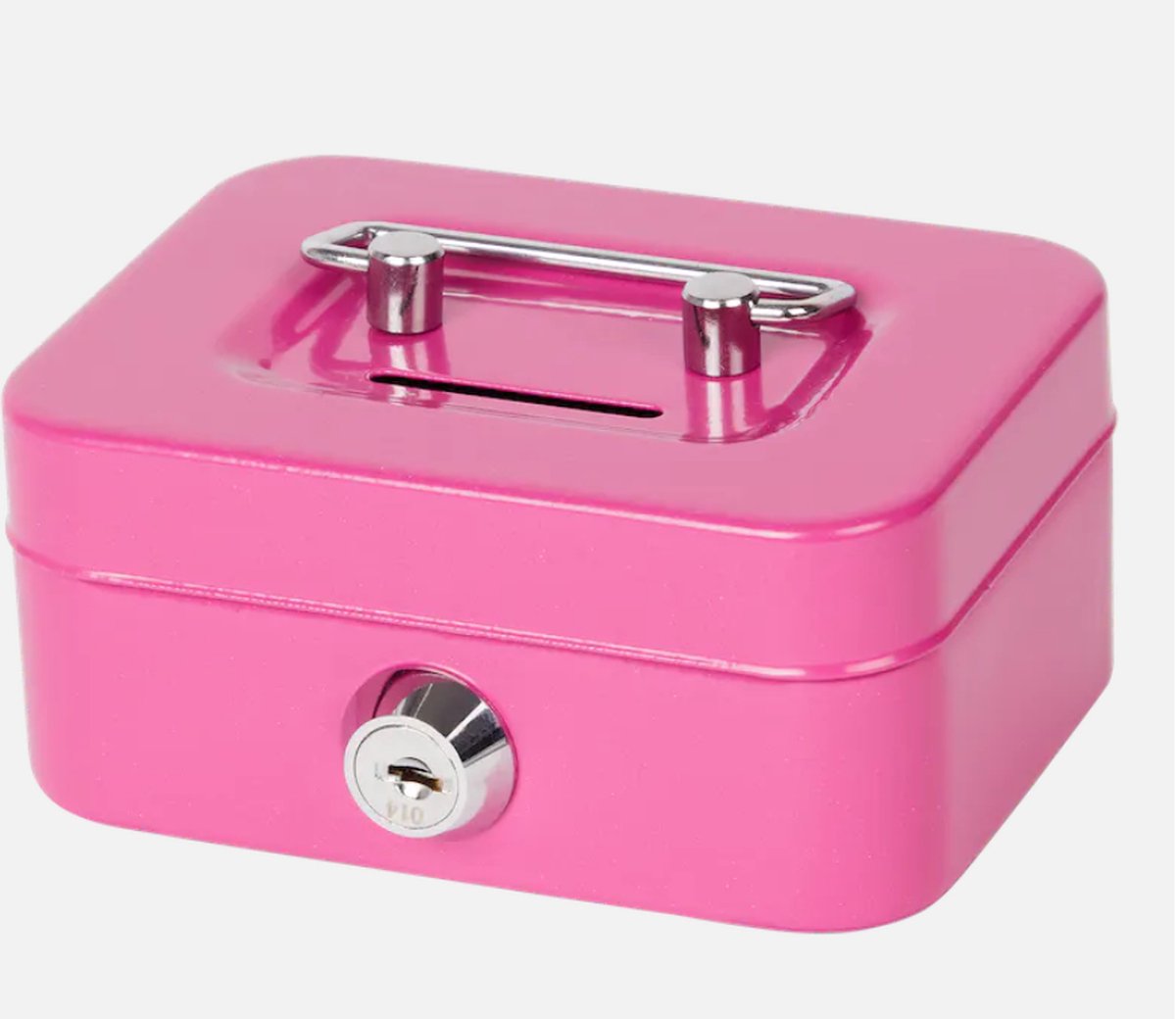 Geldkist Money Box Met Sleutel L11 X B8 X H5 Cm Rood