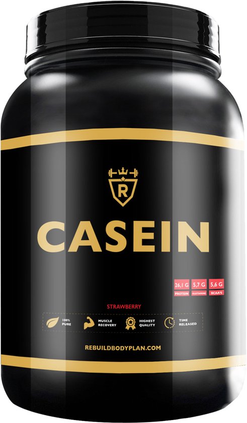 Rebuild Nutrition Casein - Nacht Proteïne/Caseïne Micellaire/Eiwitshake ...