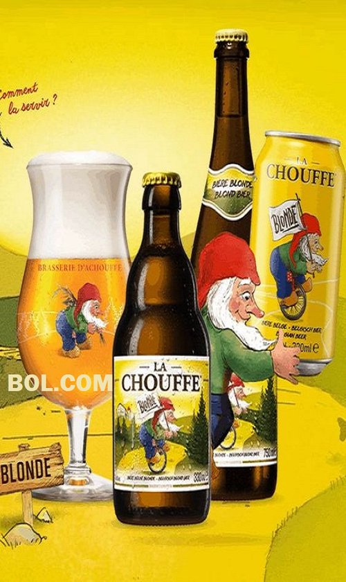LA CHOUFFE METALEN WANDBORD MAAT 20X30 CM, DECORATIEBORD - RECLAMEPLAAT ...