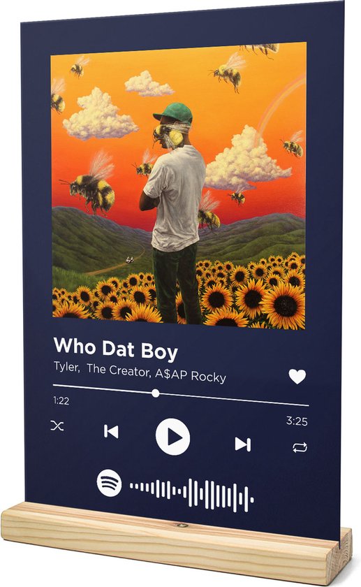 Songr Spotify Muziek Bordje - Who Dat Boy - Tyler, The Creator, A$AP ...