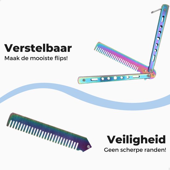Woohfer Vlindermes trainer - Balisong - Vlinderkam - Balisong trainer ...