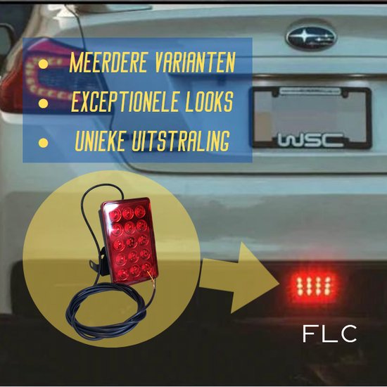 Flatcap - F1 Brake lights - Zelfinstallatie - Remlichten - F1 - High ...