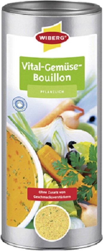 Wiberg Vital groentebouillon groente 1,2 kg blik | bol.com