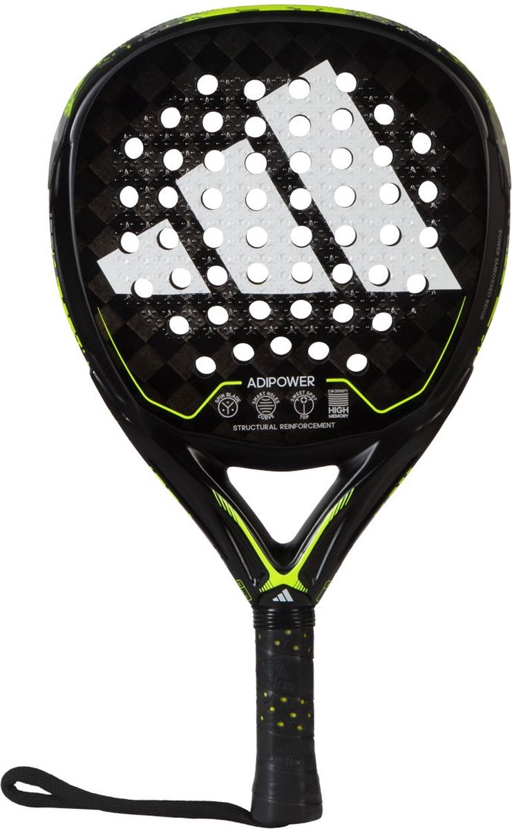 Adidas AdiPower 3.2 - 15K (Rond) - 2023 padel racket zwart/geel | bol.com