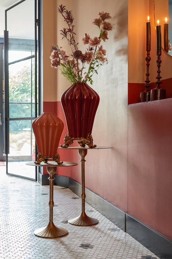 Light & Living - Vaas SAYANG - Ø24x38cm - Rood | bol