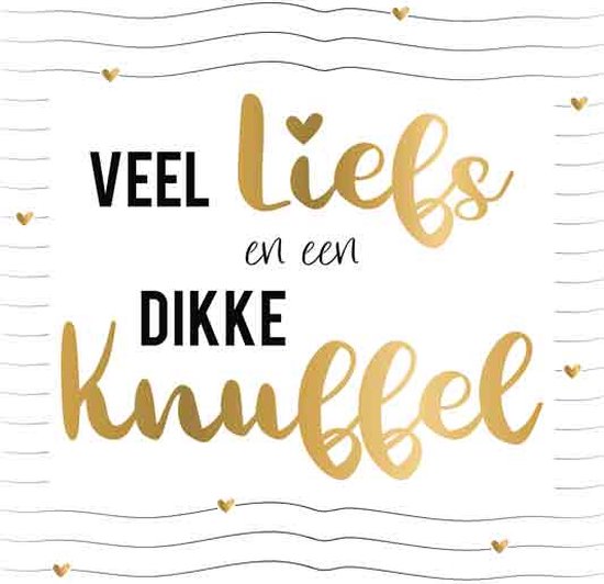 Wenskaart Daisy XL veel liefs en een dikke knuffel | bol.com