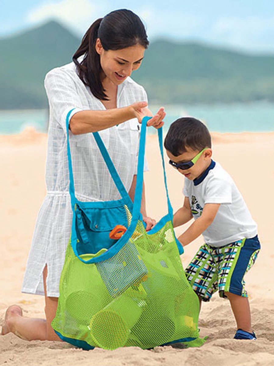 Strandtas Net Speelgoed Zand Zeef Zak Tas | bol.com