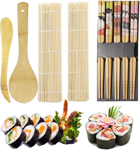 Sushi Serviesset – Borden en schalen voor sushi - Sushi Set – Sushi Kit ...