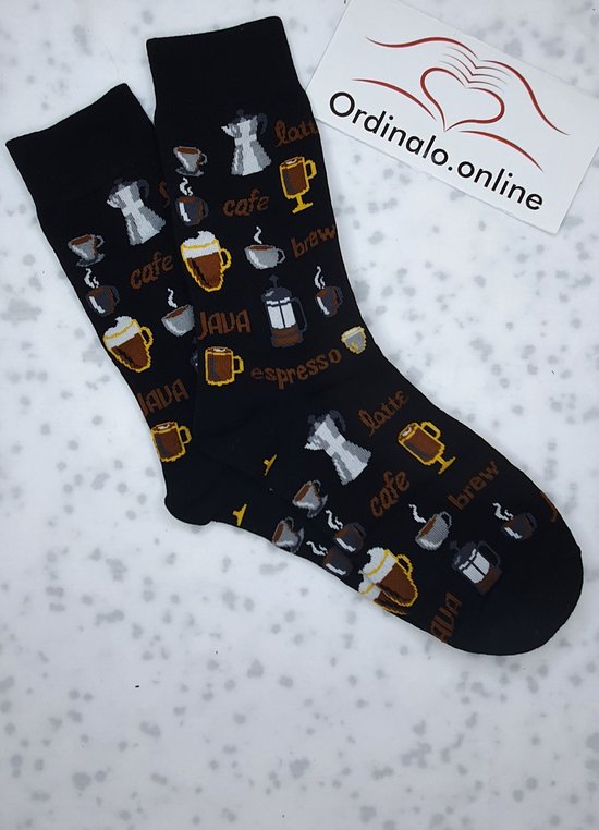Koffie Sokken-Grappig-Coffee-Liefhebber-Verjaardag-Cadeau-Sokken-Socks ...