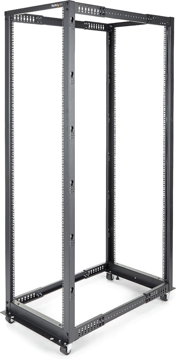 StarTech 42U Open Server Rack Kast - Instelbare Diepte, Zwenkwielen en ...