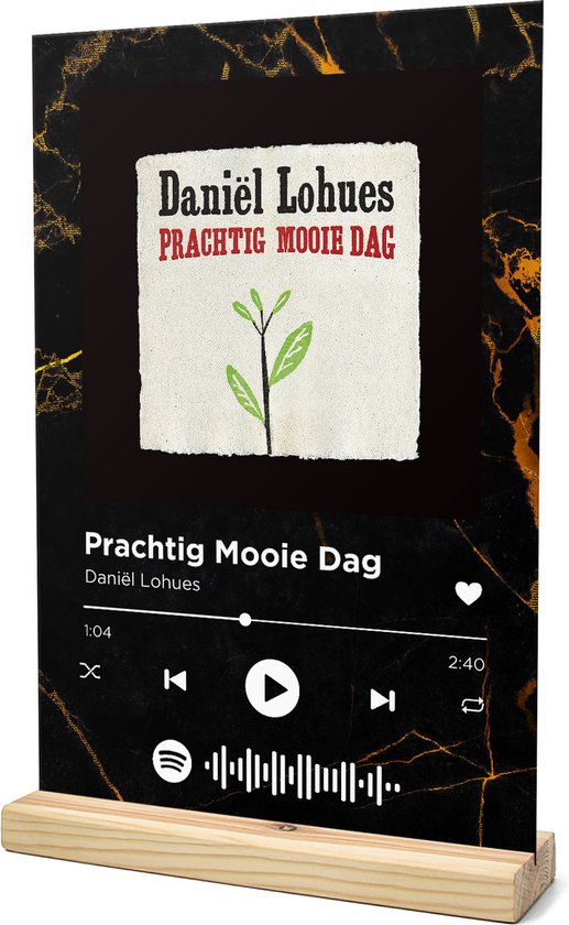 Songr Spotify Muziek Bordje - Prachtig Mooie Dag - Daniël Lohues ...