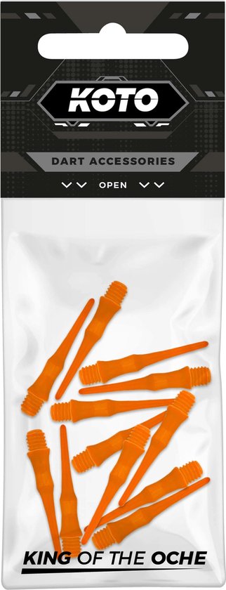 KOTO Soft Tip Dart Points Orange - Darts | bol