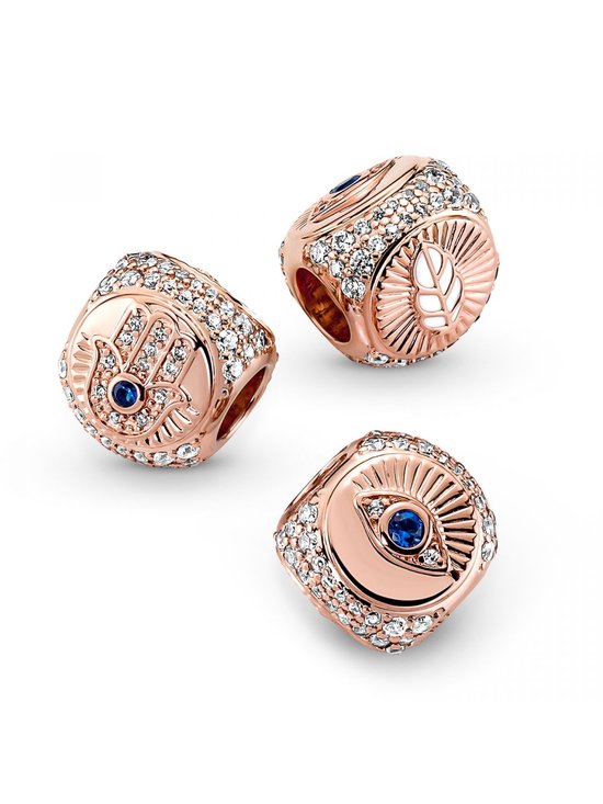 PANDORA HAMSA, ALL-SEEING EYE & FEATHER THREE-SIDED 780101C01 | bol.com