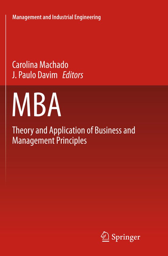 Management and Industrial Engineering- MBA, Machado, Carolina ...