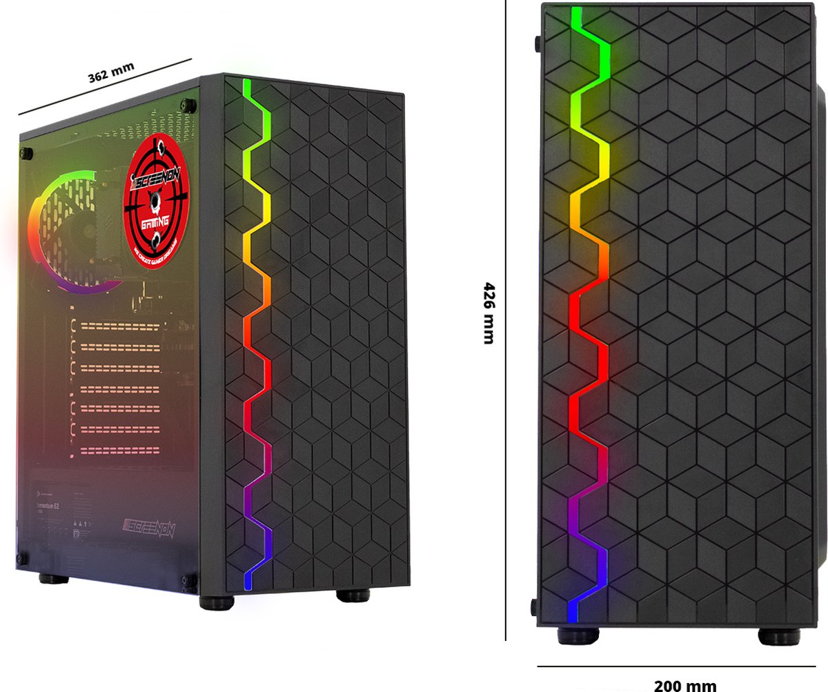 ScreenON - Gaming Set - K1 - Intel G6900 - 240GB M.2 SSD - UHD Graphics ...