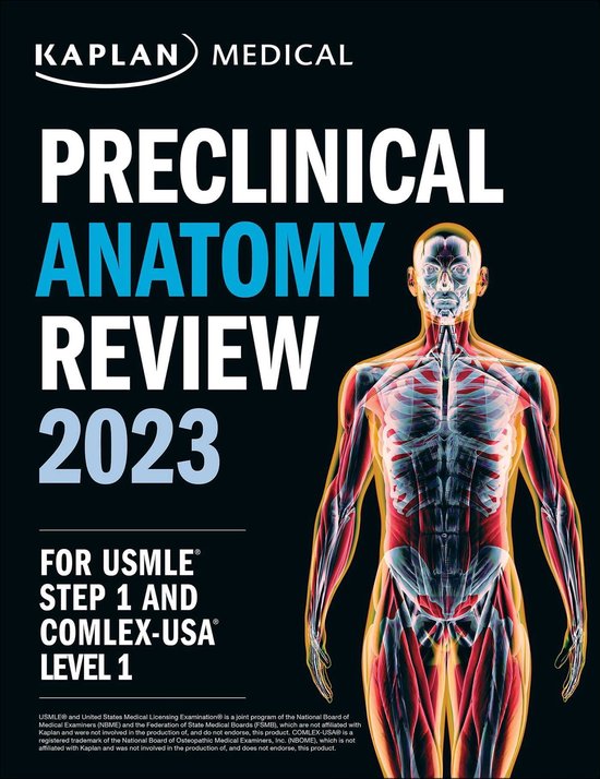 USMLE Prep 1 - Preclinical Anatomy Review 2023 (ebook), Kaplan Medical ...