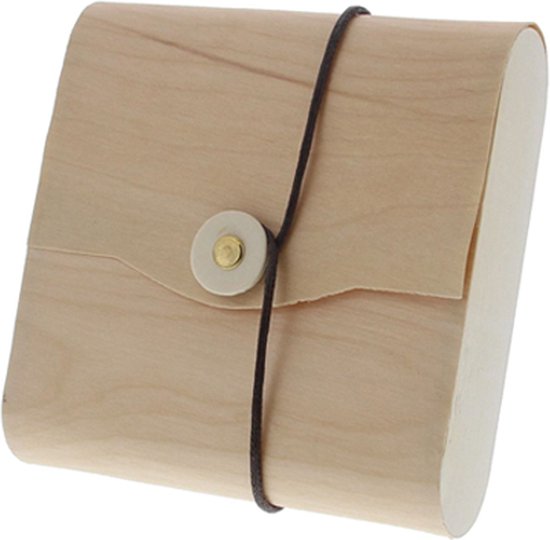 3 geschenkdoosjes in hout - lederkoord - houten doosje - met koord ...