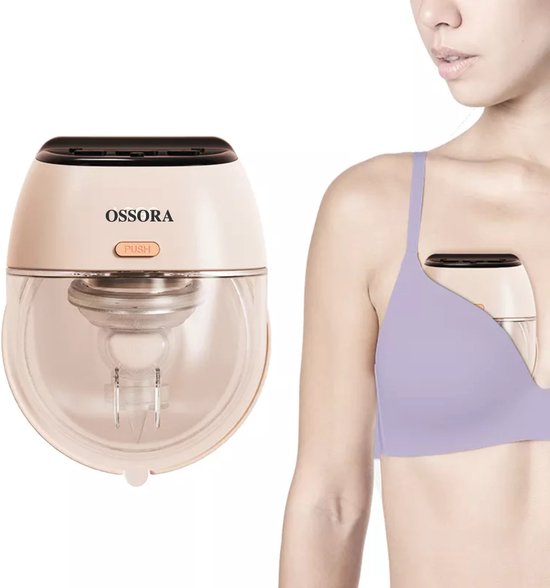 Ossora Draadloze Borstkolf - 2 stuks - 200ml - Handsfree & Draagbaar – BPA-Vrij | bol.com