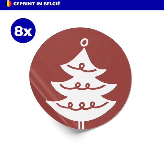 Stickers Kerstmis Nieuwjaar | Feeststicker | per 48 | Sluitzegel ...