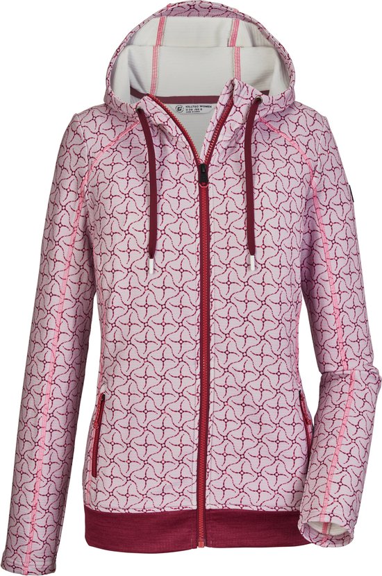 Killtec dames vest - fleece zomer vest - oudroze - 39136 - maat 36 | bol