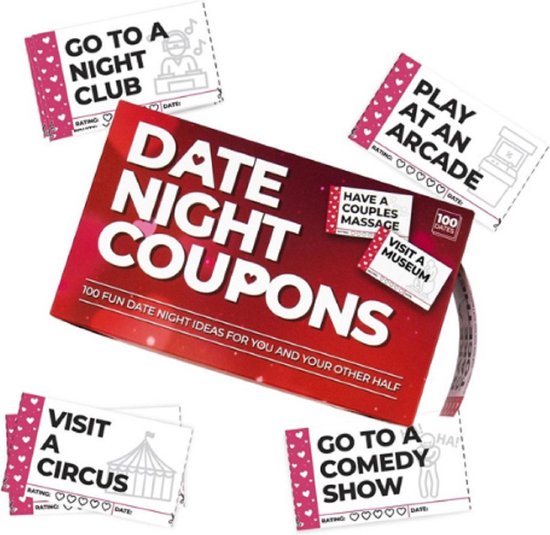 100 Date Night Coupons van Gift Republic | Games | bol