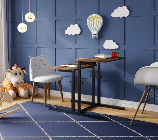FurniChic, verstelbare moeder en kind tafel 2-delige set tafel & tafels ...