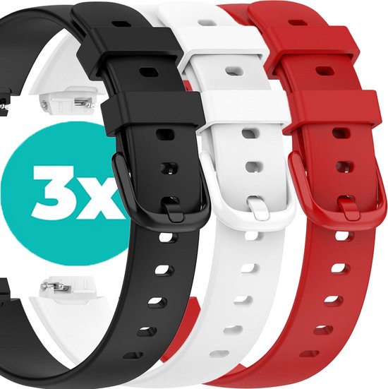 Siliconen bandje geschikt voor Fitbit Inspire 3 - Bundel sport bandjes ...