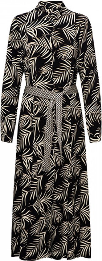 &Co Women jurk Alexia Leave - Black | bol