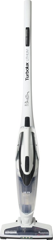 TurboTronic Lux900 - Steelstofzuiger met Kruimeldief - Zwart/Wit | bol