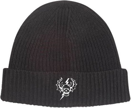Stranger Things Beanie Muts Hellfire Zwart | bol