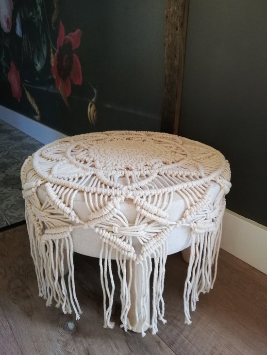 kruk macrame rond heel mooi | bol.com