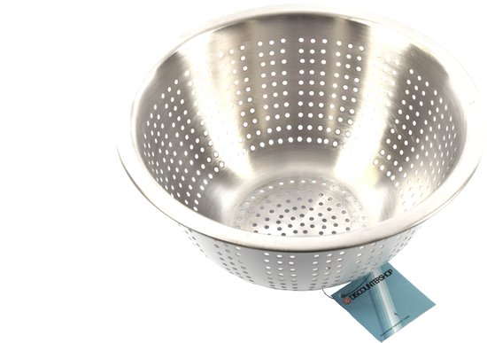 Kleine Keuken vergiet rvs - Wit 24 cm | bol