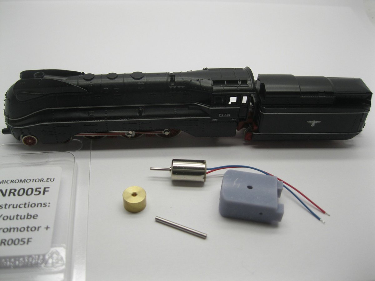 micromotor NR005F motor ombouwset voor Roco 2103A, 23203 | bol.com