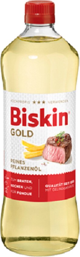 Biskin Plantaardige Olie - 12 x 750ml Palet | bol.com