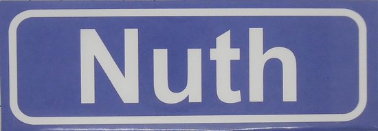 Koelkast magneet plaatsnaambord Nuth. | bol.com