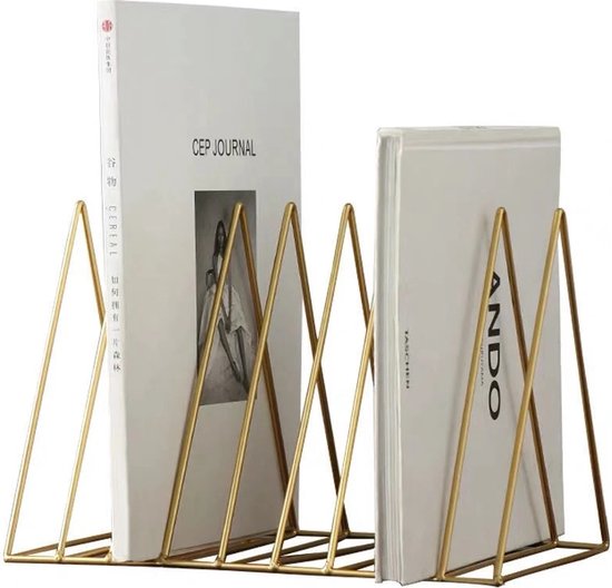 Lp houder - Lp opbergsysteem - Vinyl Houder - IJzer - Goud | bol.com