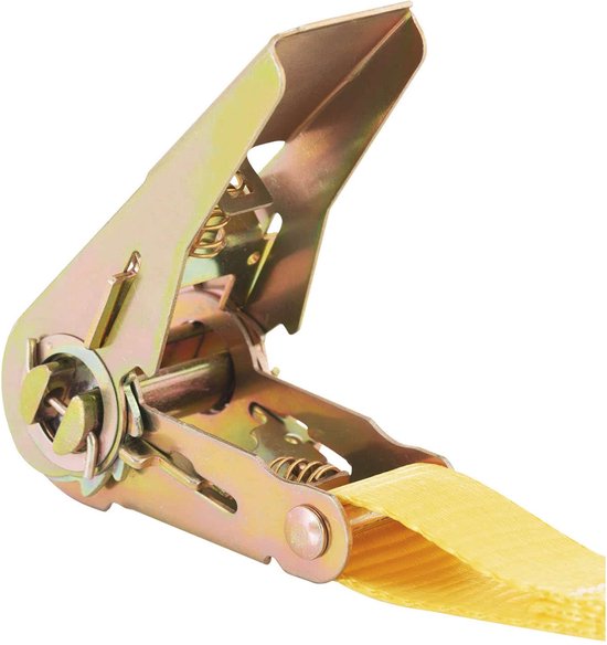 MSW 10 cinchas con tensor de carraca - Ladingzekering - 6 m (5,7 m de ...