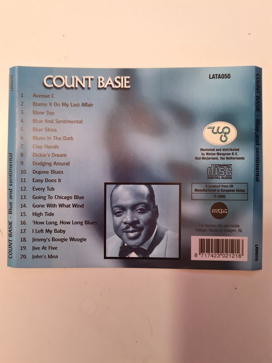 Count Basie Blue and Sentimental, Count Basie | Muziek | bol