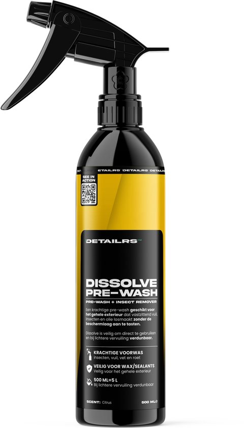 Detailrs™ Dissolve Pre-wash - Insecten Verwijderaar - Bug Remover | bol